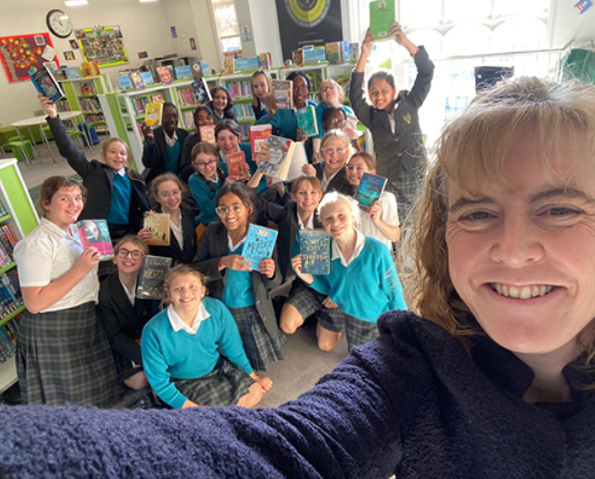 Library Shelfie Day | News | Bedford Girls' School